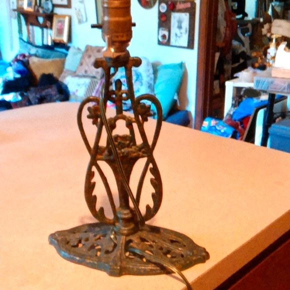 Other | Antique Cast Iron Table Lamp Stand | Poshmark